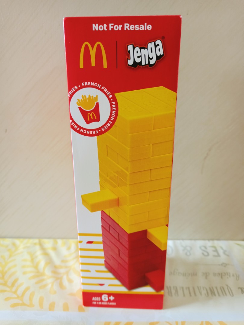 MCD Jenga (French Fries Edition)+Free gift, Hobbies & Toys, Toys ...