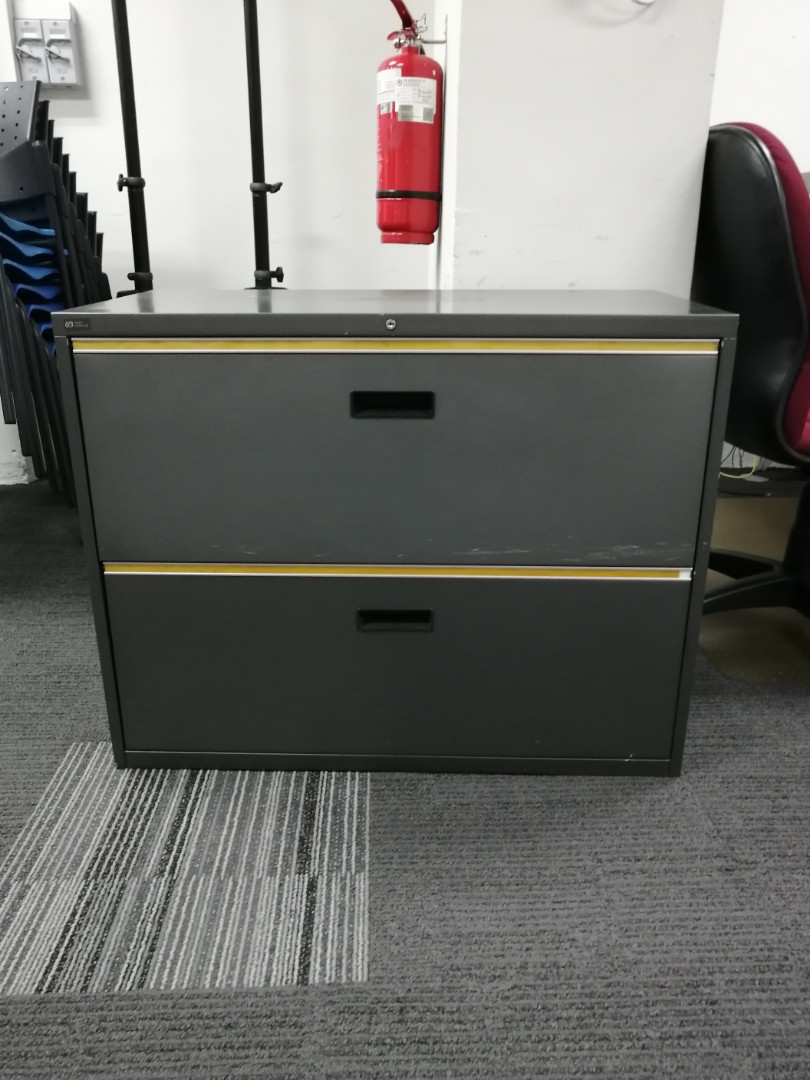 Metal 2-Drawer Cabinet, Furniture & Home Living, Furniture, Shelves ...