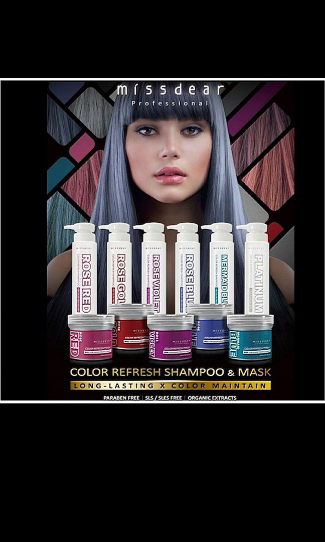 Miss Dear Color shampoo, Beauty & Personal Care, Hair on Carousell