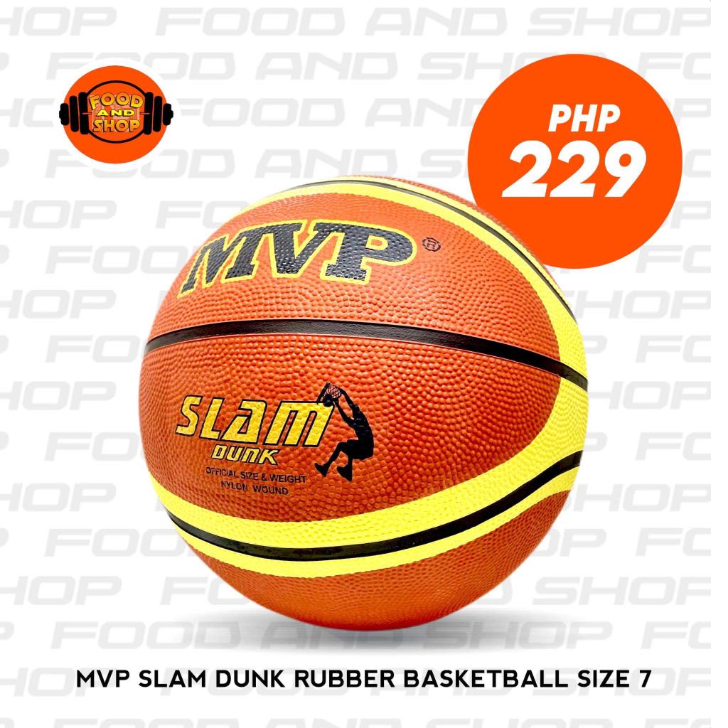 MVP Slam Dunk Rubber BBall Size 7, Sports Equipment, Sports & Games ...