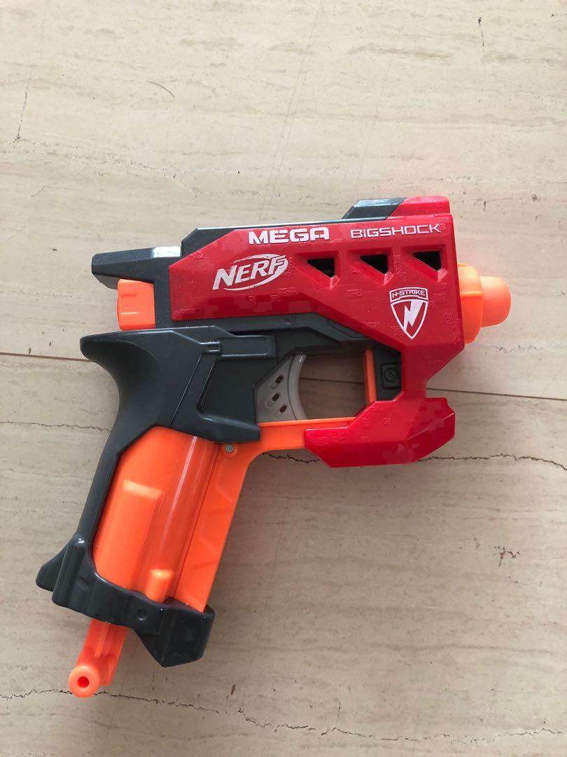 Nerf Gun mega bigshock, Hobbies & Toys, Toys & Games on Carousell