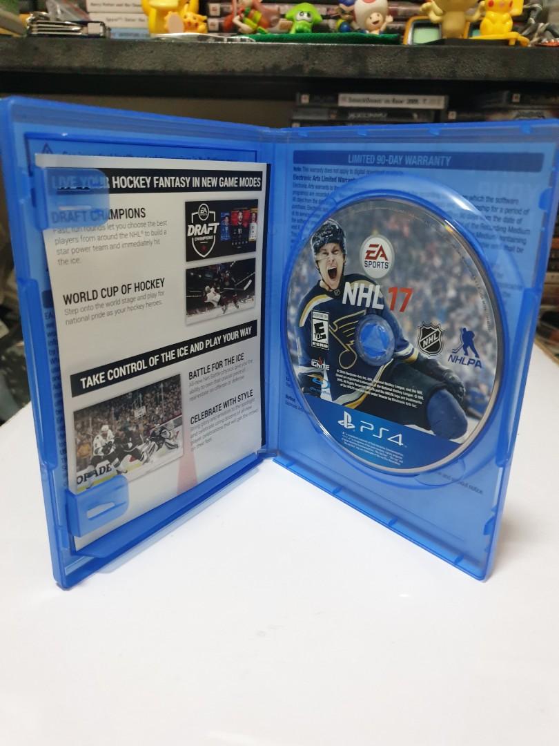 NHL 17 PS4 (Sony Playstation 4, all regions), Video Gaming, Video Games ...