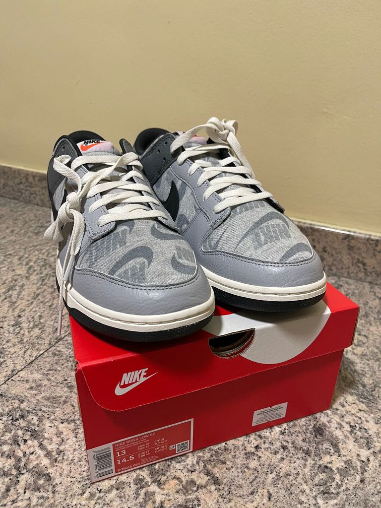 Nike Dunk Low Copy Paste US13, Men's Fashion, Footwear, Sneakers on ...