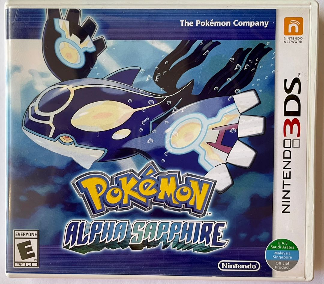 Nintendo 3DS Pokemon Alpha Sapphire, Video Gaming, Video Games ...