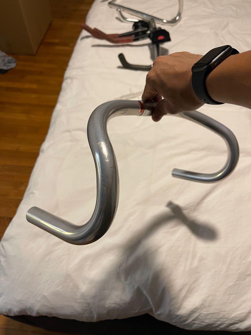 Nitto B125 NJS drop bars handlebars 25.4mm clamp 380mm width, Sports ...