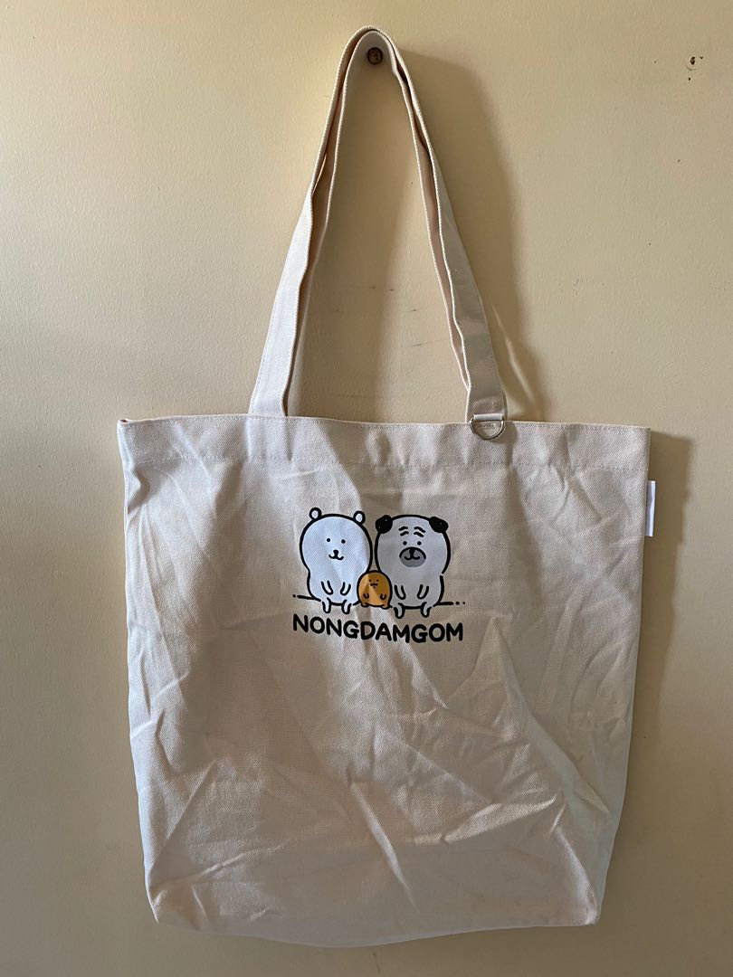 Nongdamgom Tote bag, Women's Fashion, Bags & Wallets, Tote Bags on ...