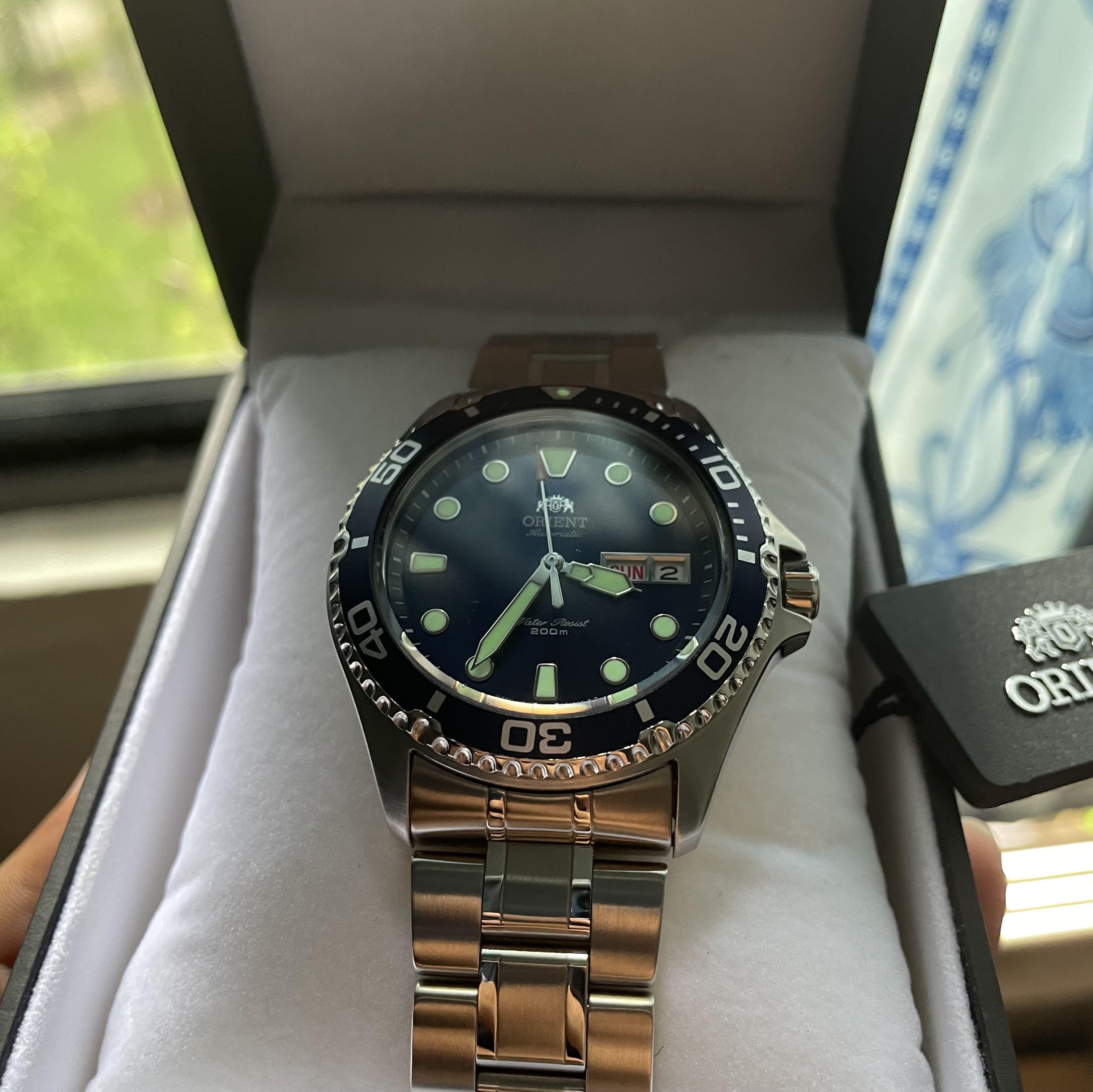 Orient Ray II Marine Blue, Luxury, Watches on Carousell