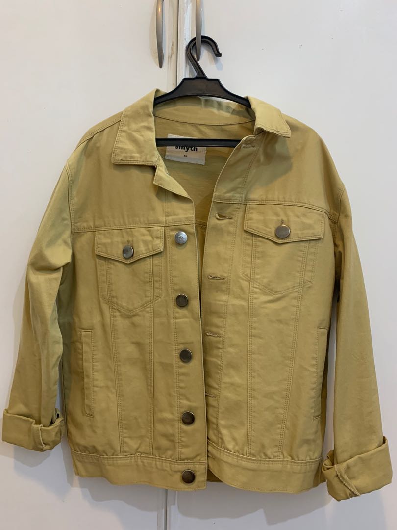 OVERSIZED MUSTARD JACKET, Women's Fashion, Coats, Jackets and Outerwear ...