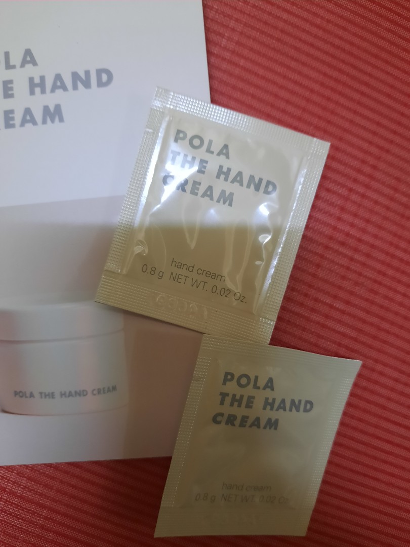 POLA hand cream 每包0.8g 共2包, 美容＆個人護理, 沐浴＆身體護理, 沐浴及身體護理 - 身體護理 - Carousell