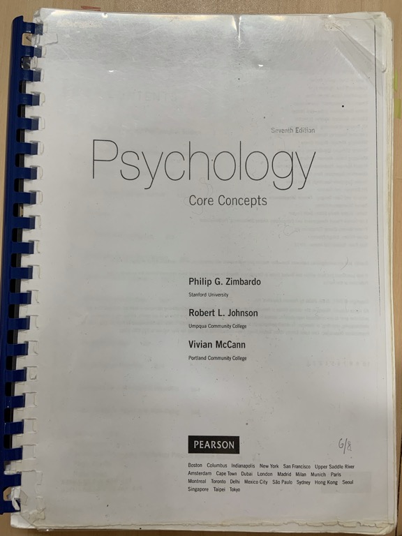 Psychology Core Concepts 7th Edition, Hobbies & Toys, Books & Magazines ...