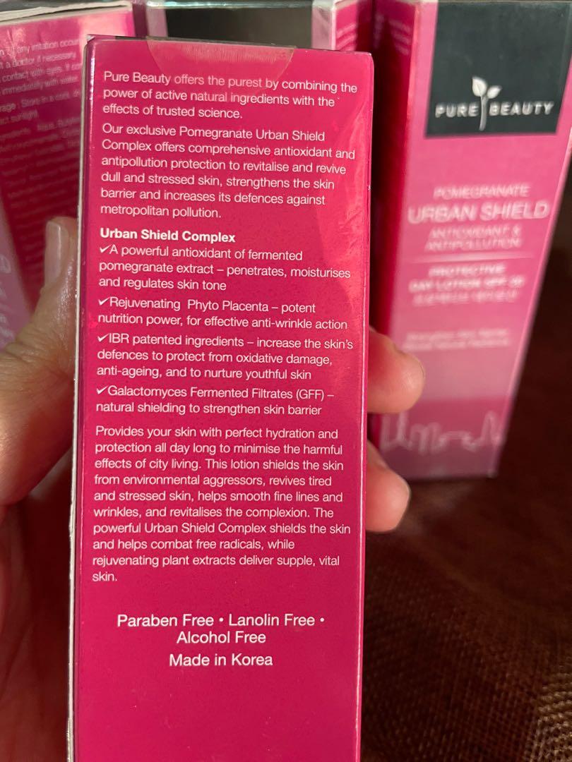 Pure Beauty Urban Shield Day Lotion SPF 20 50ML, Beauty & Personal Care ...