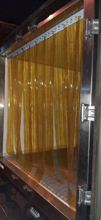 PVC PLASTIC CURTAIN PLAIN/RIB, Furniture & Home Living, Home ...