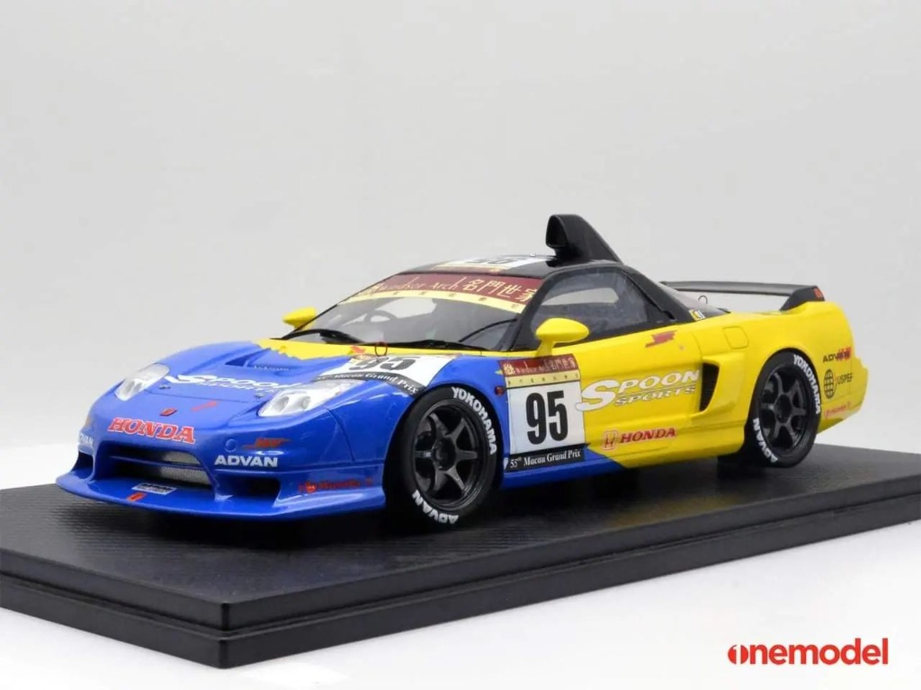 [現貨] One Model 1 18 Honda Nsx R Gt Spoon Sports 社長 市嶋樹 座駕 Macau Gp 澳門格蘭