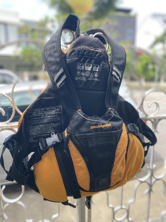 (RARE) Stohlquist Rocker PFD (LG/XL) in Yellow, Sports Equipment ...