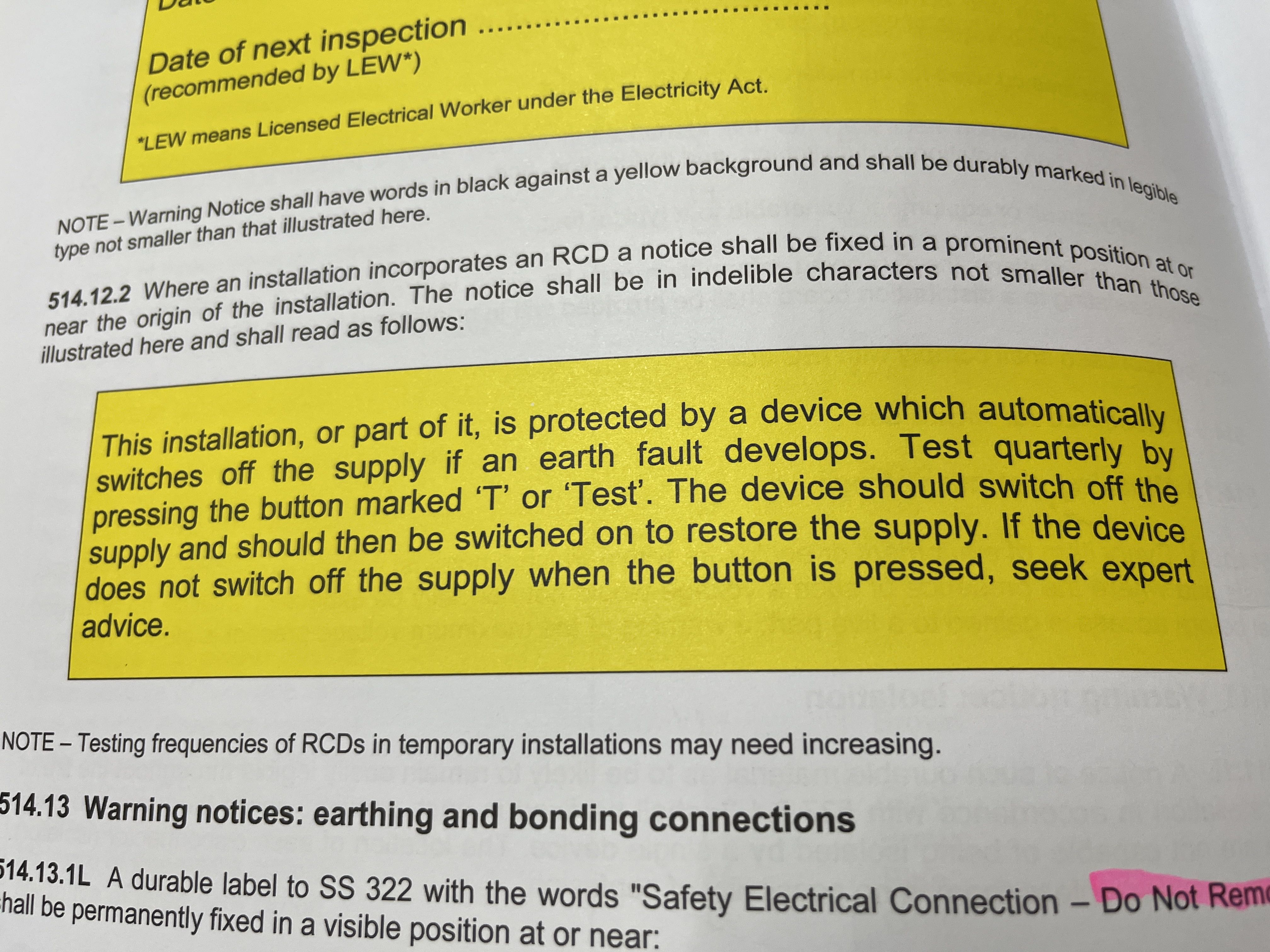 RCCB Caution Sticker, Everything Else on Carousell