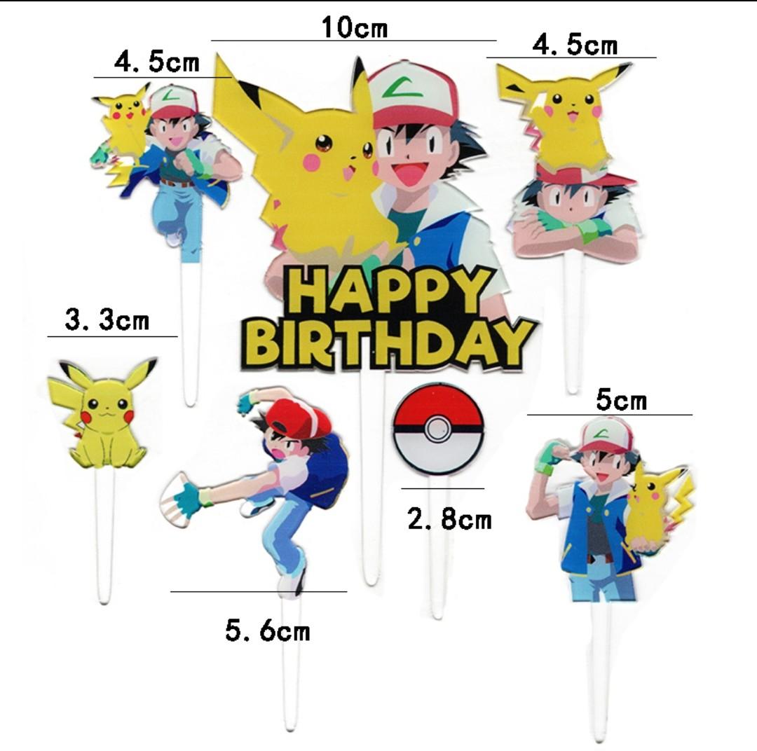 [Ready Stock] Pokemon Anime Pikachu & Ash Ketchum( Design 1 ) Acrylic ...