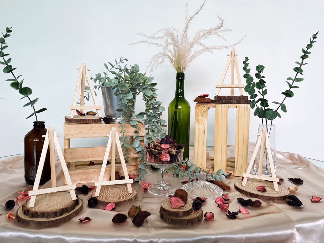 [Rental] Rustic Photo Table Decorations/ Props for wedding reception ...