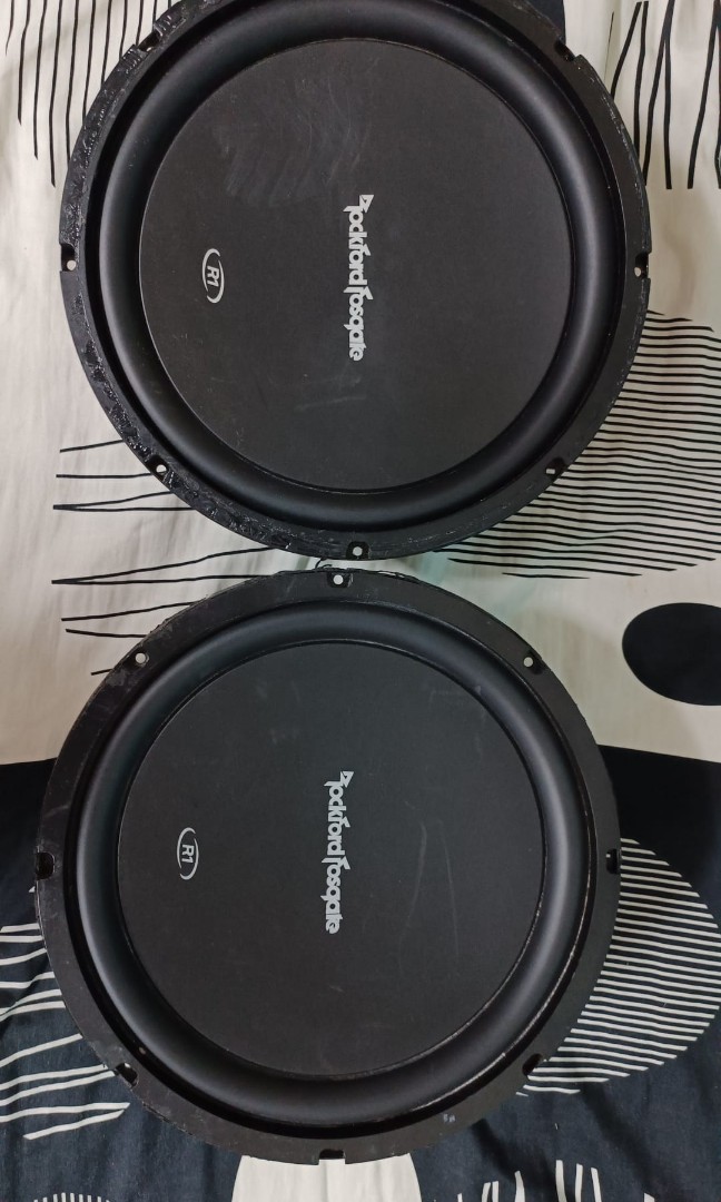 Rockford R1S4-12 12-Inch Single Voice Coil 200 Watt RMS Power Handling ...