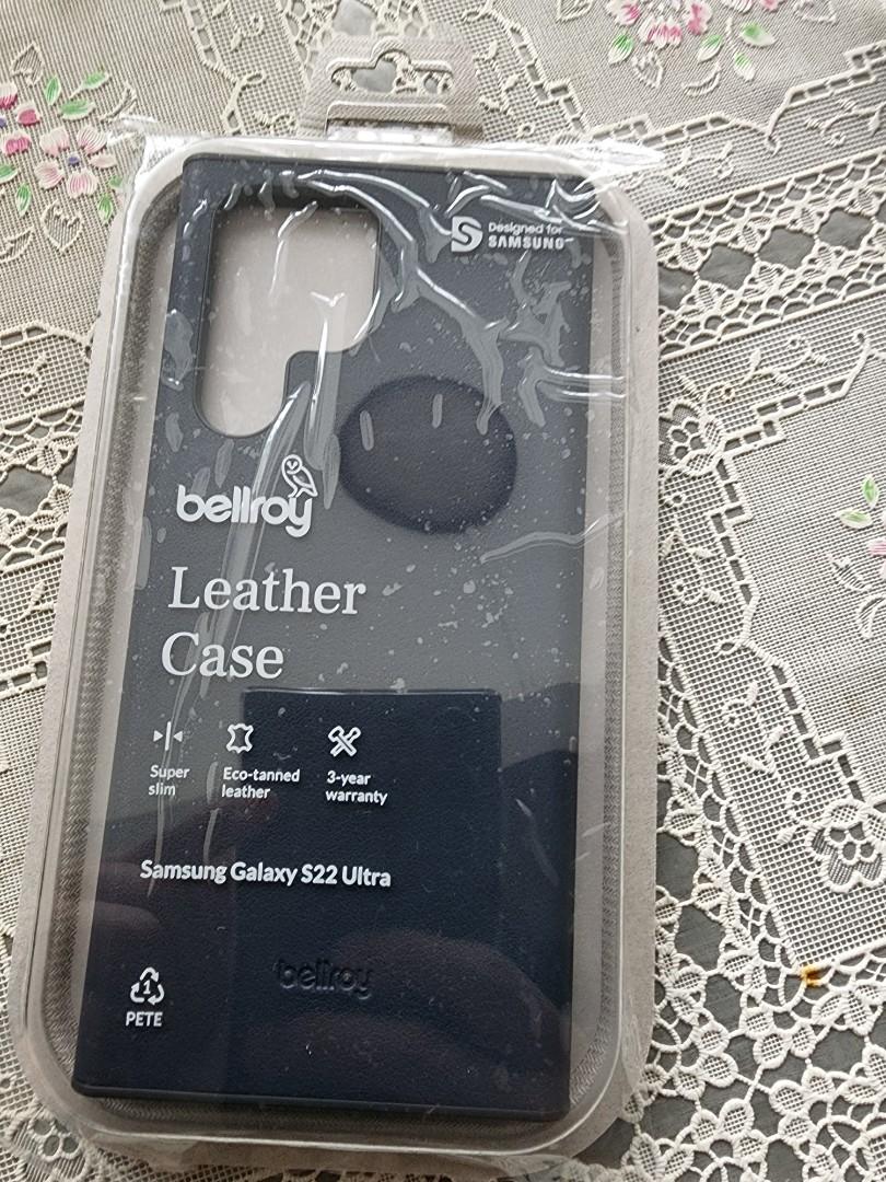 S22 ultra bellroy leather case blue, Mobile Phones & Gadgets, Mobile ...