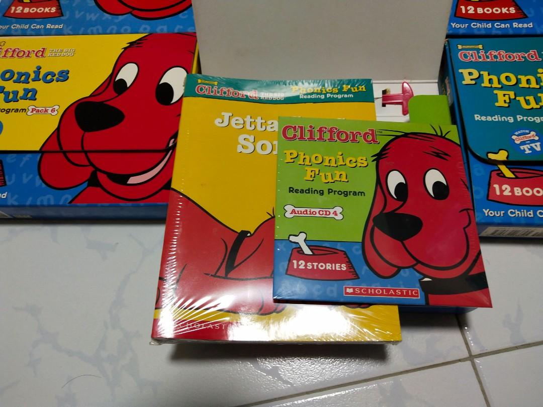 Scholastic Clifford The Big Red Dog Phonics Fun Reading Program Pack 1 ...