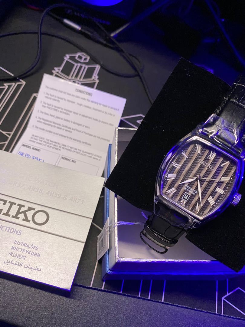 Seiko Presage Tonneau Brand New, Men's Fashion, Watches & Accessories ...