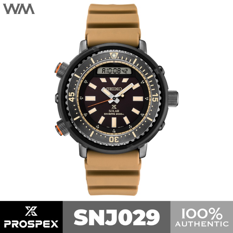 Seiko Prospex Arnie Solar Urban Safari Analog Digital 200M Diver's ...