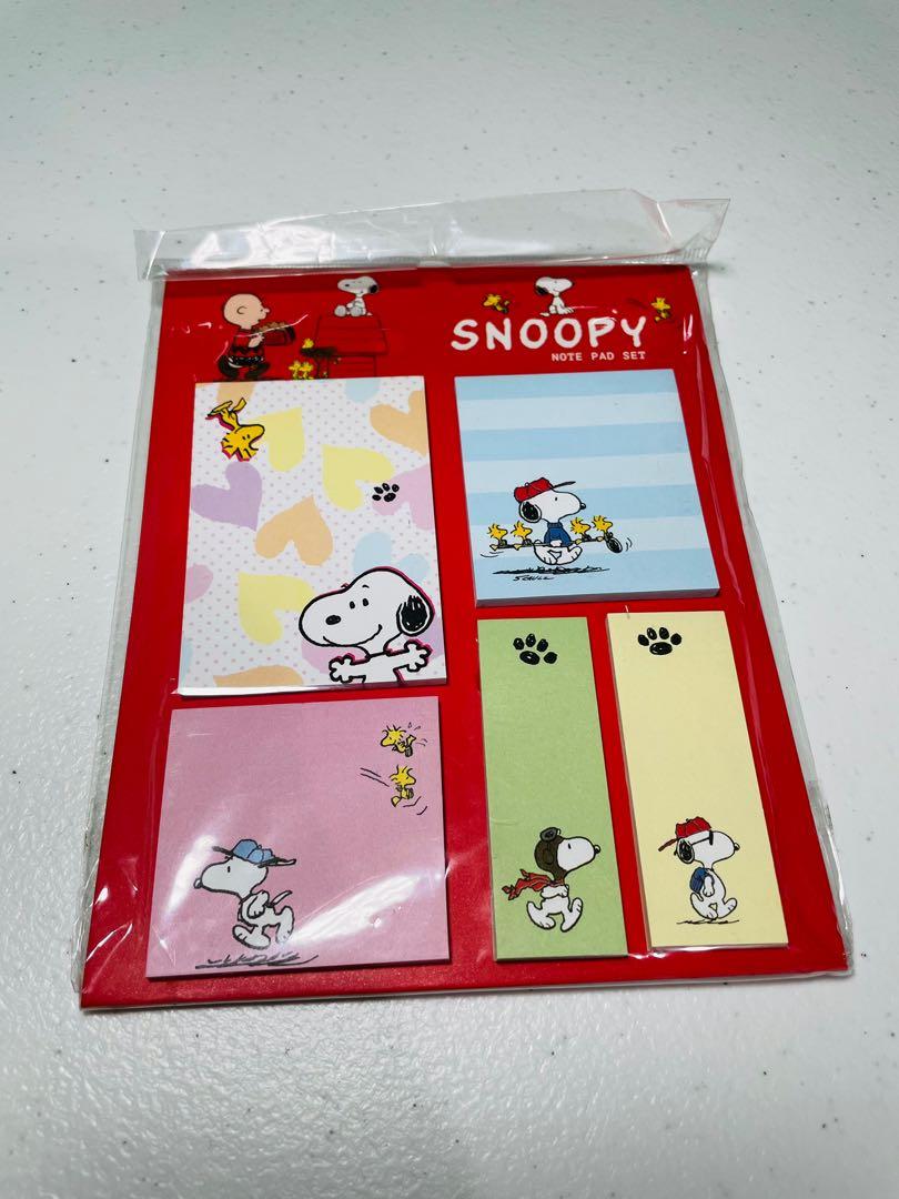 Snoopy Sticky Notepad set, Hobbies & Toys, Stationary & Craft ...