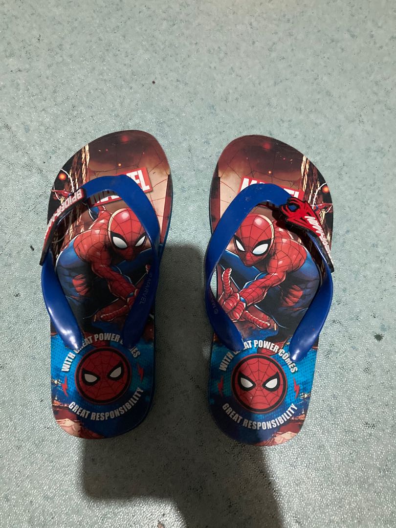 Spiderman slippers for kids, Babies & Kids, Babies & Kids Fashion on ...
