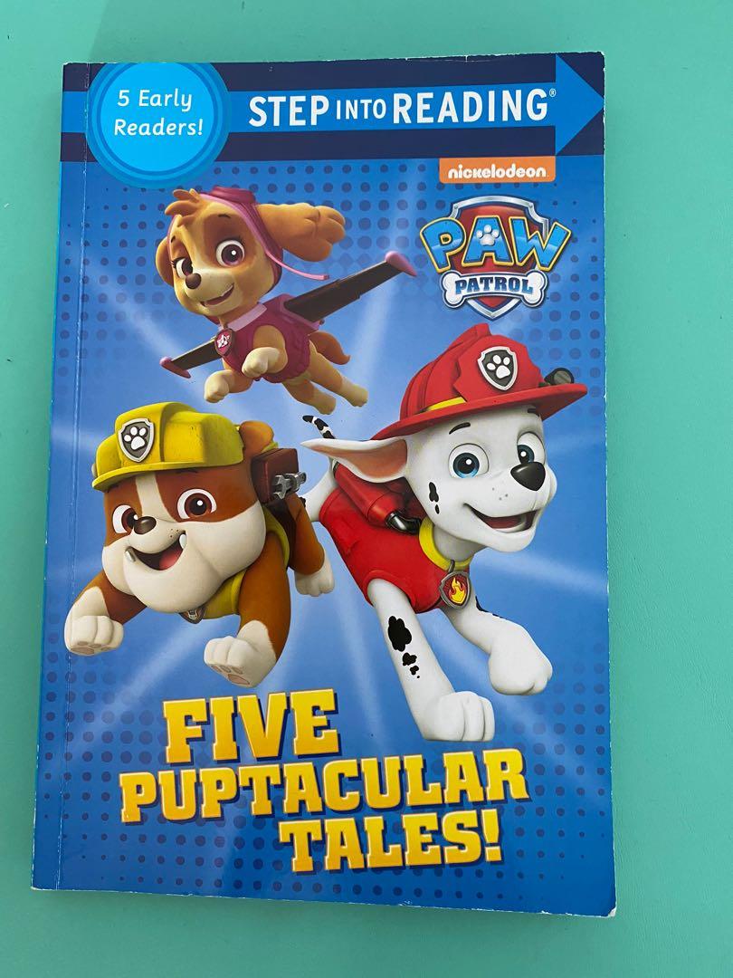 Step into Reading Paw Patrol Five Puptacular Tales, Hobbies & Toys ...
