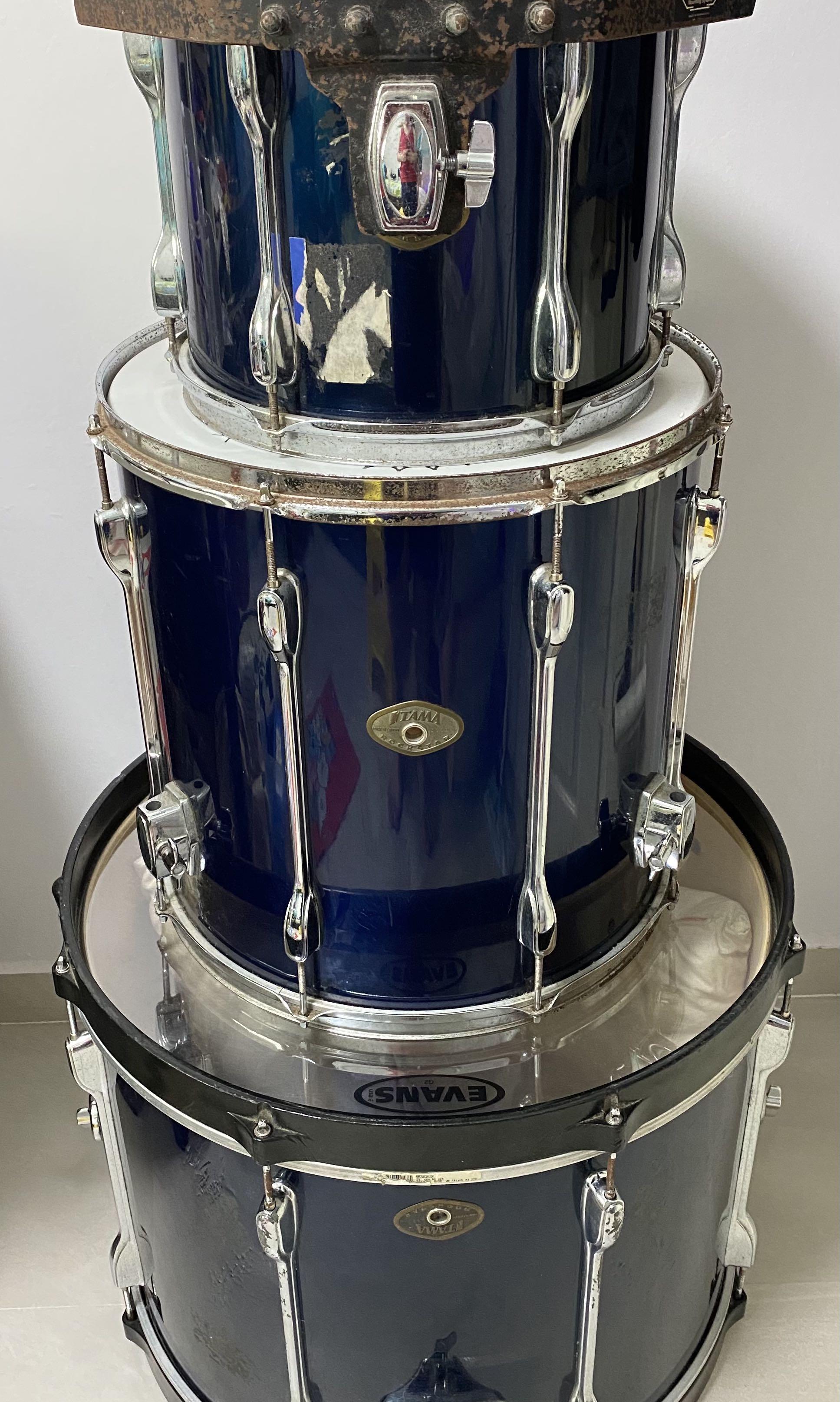 Tama Rockstar drum and toms (made in taiwan), Hobbies & Toys, Music ...