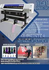 Tecjet 6.2 ft sublimation and trap printer, Computers & Tech, Printers ...