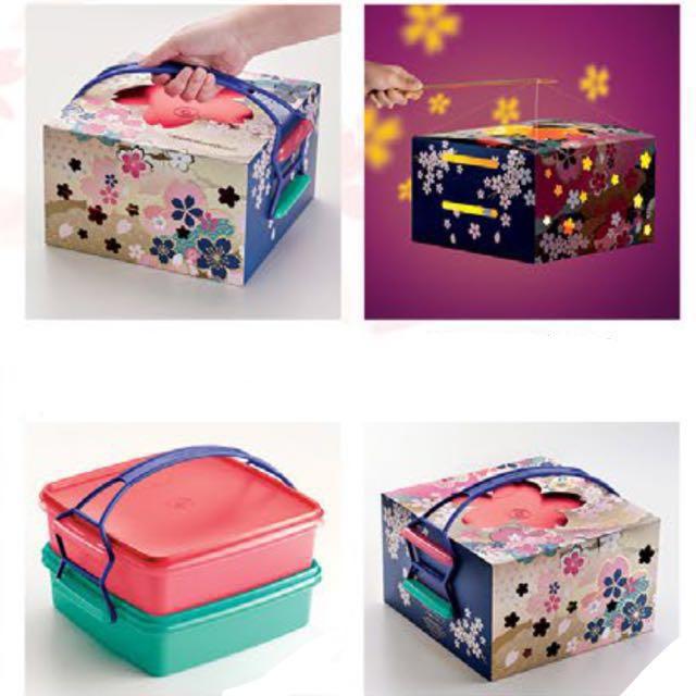 Tupperware box with carrier Tupperware picnic box Tupperware food ...