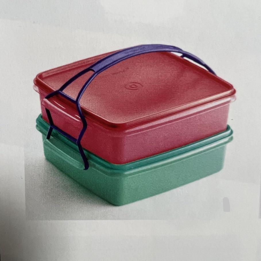 Tupperware box with carrier Tupperware picnic box Tupperware food ...