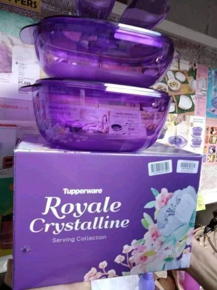 Tupperware Brand Royale Crystalline, Furniture & Home Living ...