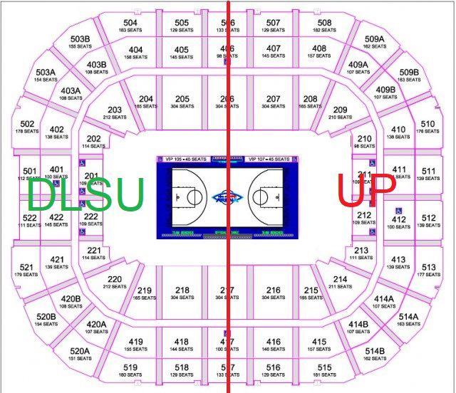 UP vs DLSU lower box, Tickets & Vouchers, Event Tickets on Carousell