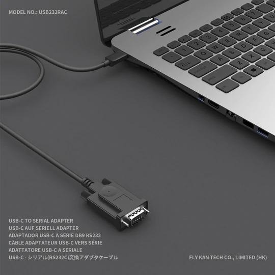 USB232RAC USB-C to Serial Adapter, Computers & Tech, Parts ...