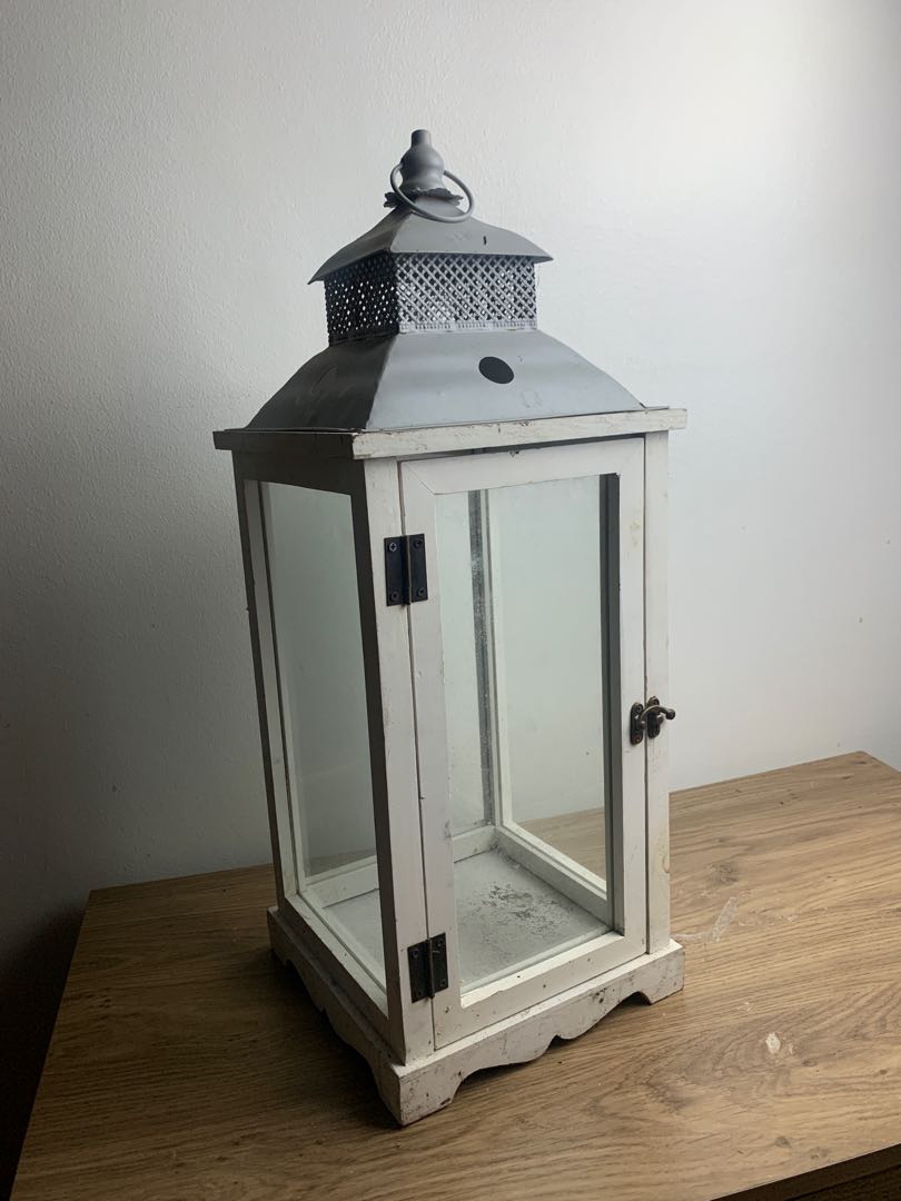 White lanern, Furniture & Home Living, Home Decor, Other Home Decor on ...