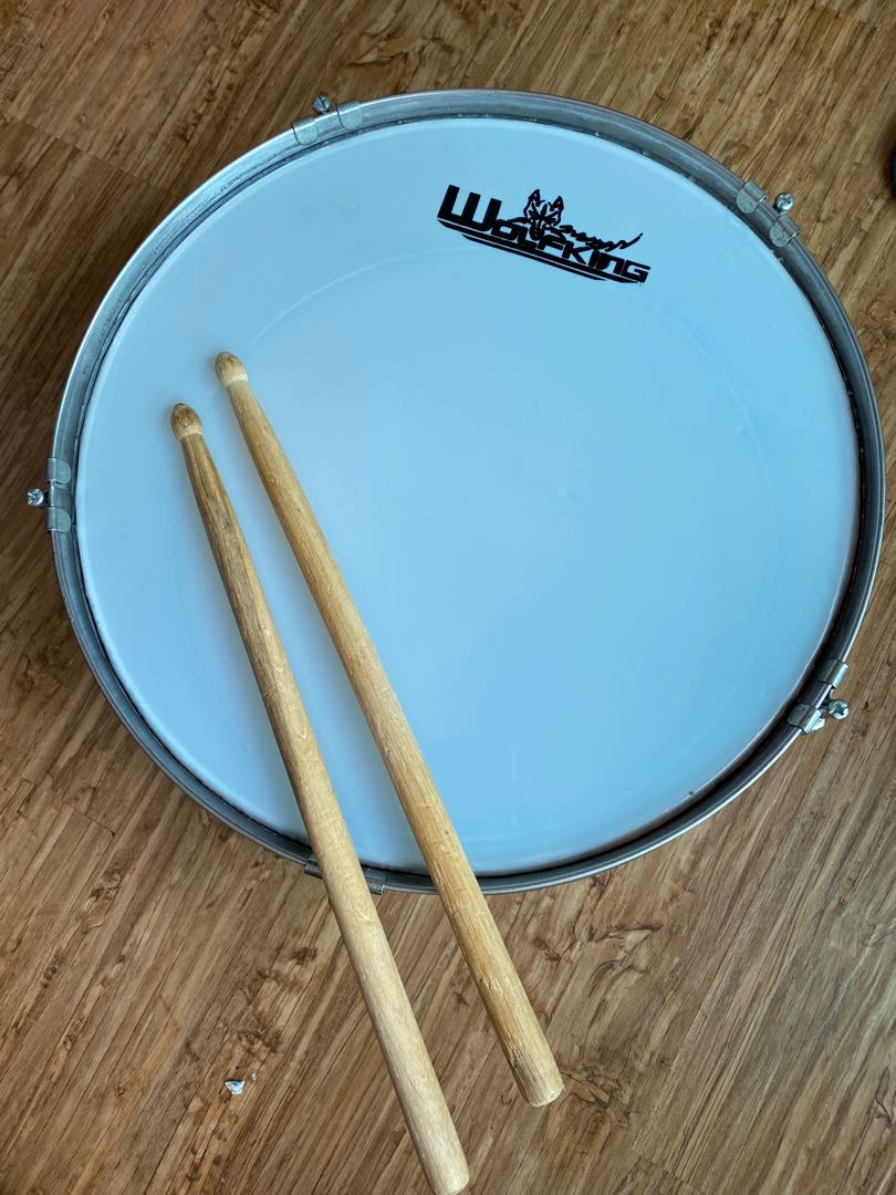 Wolf King drum with 2 drum sticks, Hobbies & Toys, Music & Media, Music ...