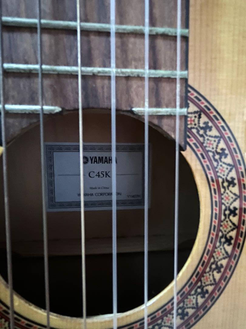 Yamaha C45K Guitar, Hobbies & Toys, Music & Media, Musical Instruments ...
