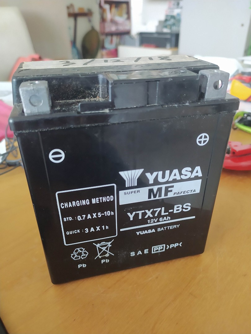 Yuasa Japan Battery Project 12V portable, Motorcycles, Motorcycle ...
