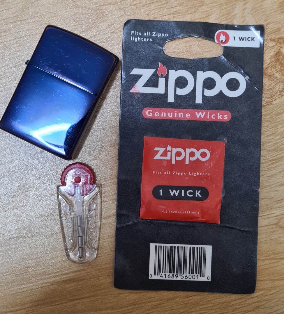 Windproof Zippo Classic High Polish Design Blue Ice Pocket Lighter ...