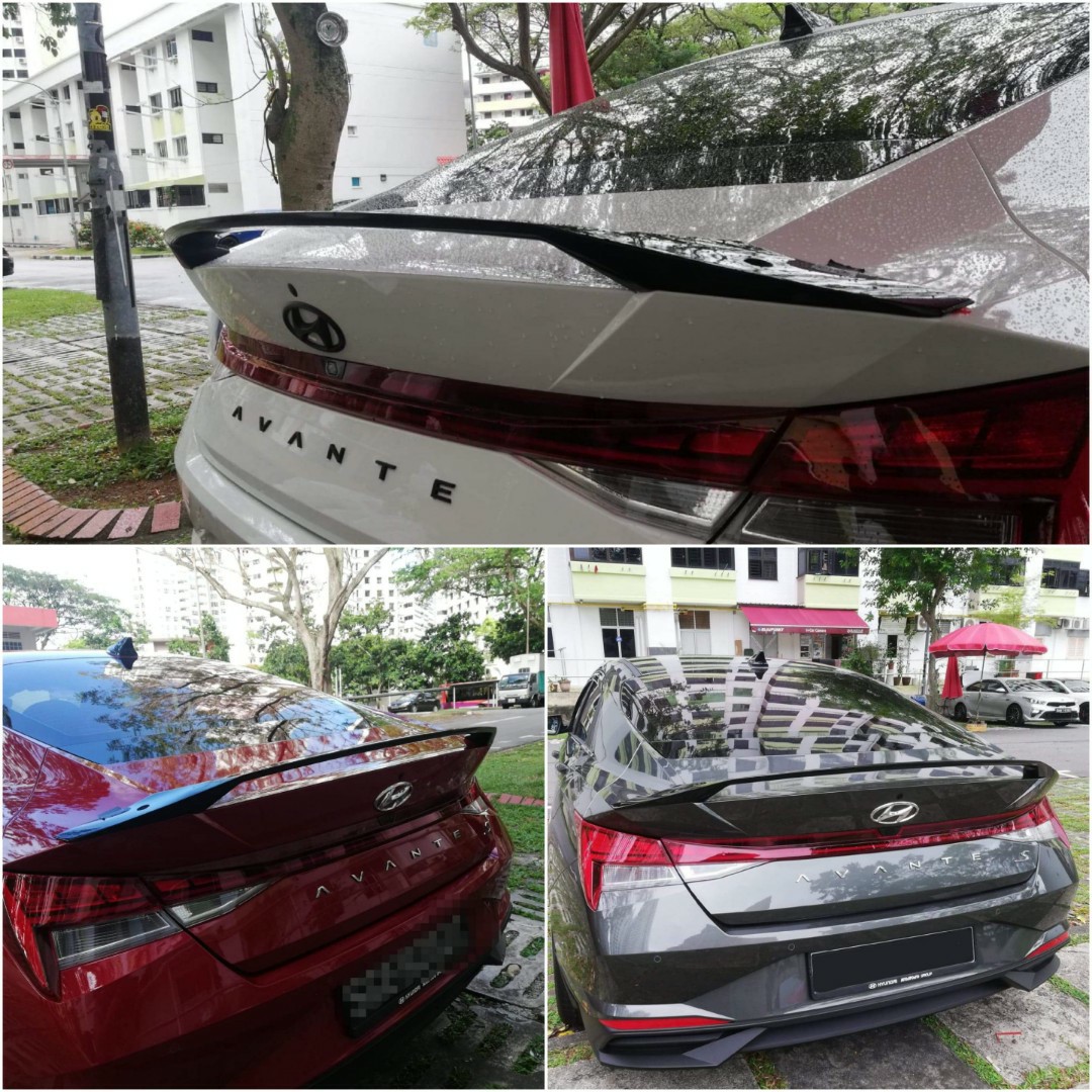 Avante CN7 (19'-22') Spoiler , Made in Korea, Car Accessories, Accessories on Carousell