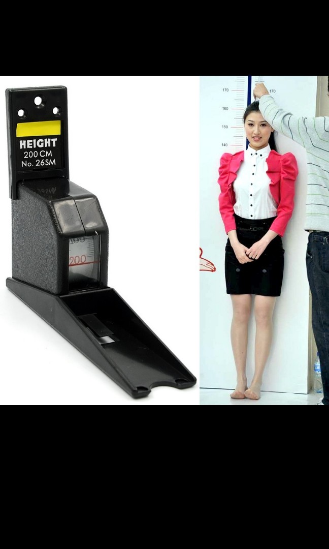 2m Adult Roll Ruler Wall Mounted Growth Stature Meter Height ...