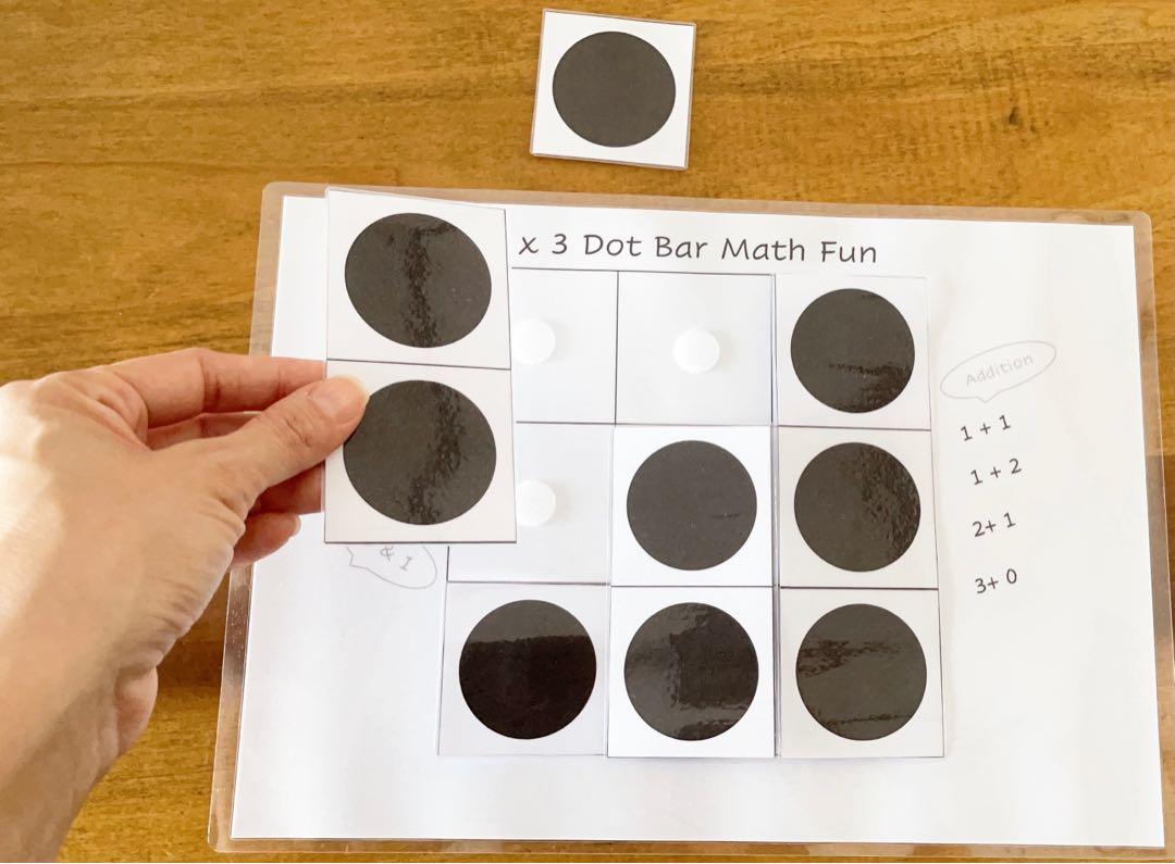 3x3 Dot Bar Math Learning at Early stage, Hobbies & Toys, Toys & Games ...