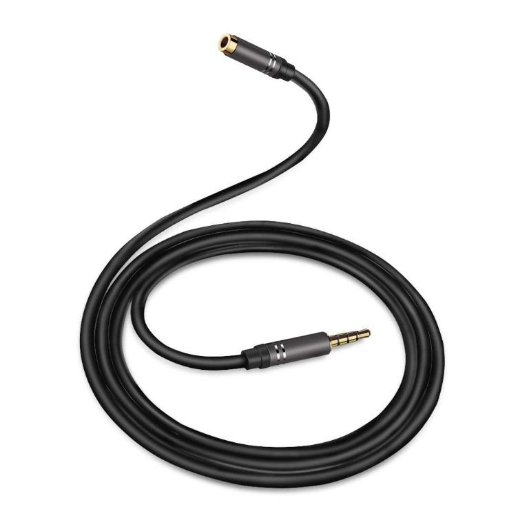 6Ft Male To Female Audio Cable,Jeselry 4 Pole Hi-Fi Extension Stereo ...