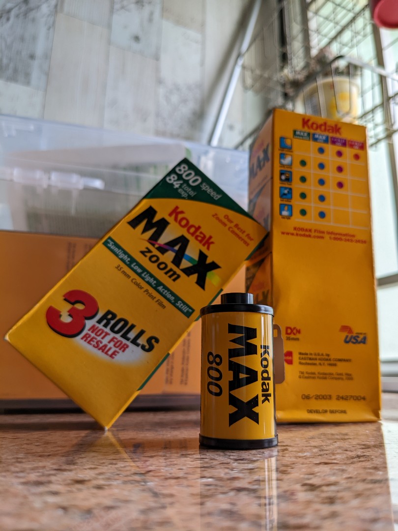 *有相睇*最後一卷*過期菲林 Kodak Max 800 expired in 06/2003 on Carousell