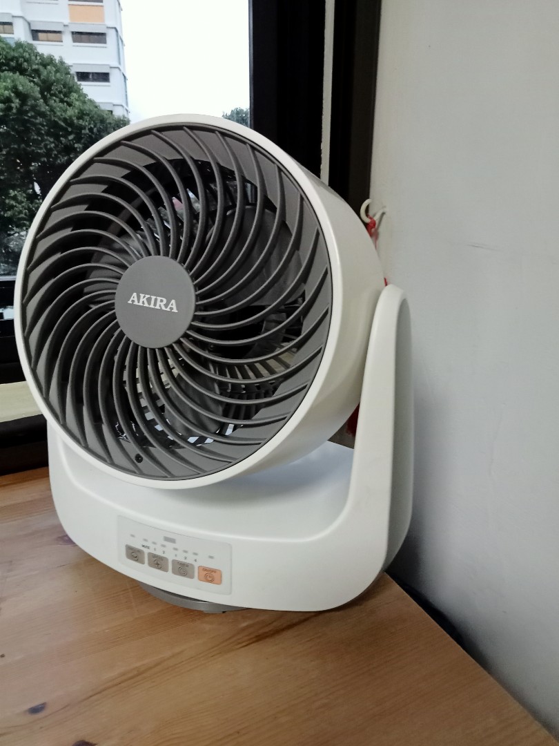 Akira 10"fan, Furniture & Home Living, Lighting & Fans, Fans on Carousell