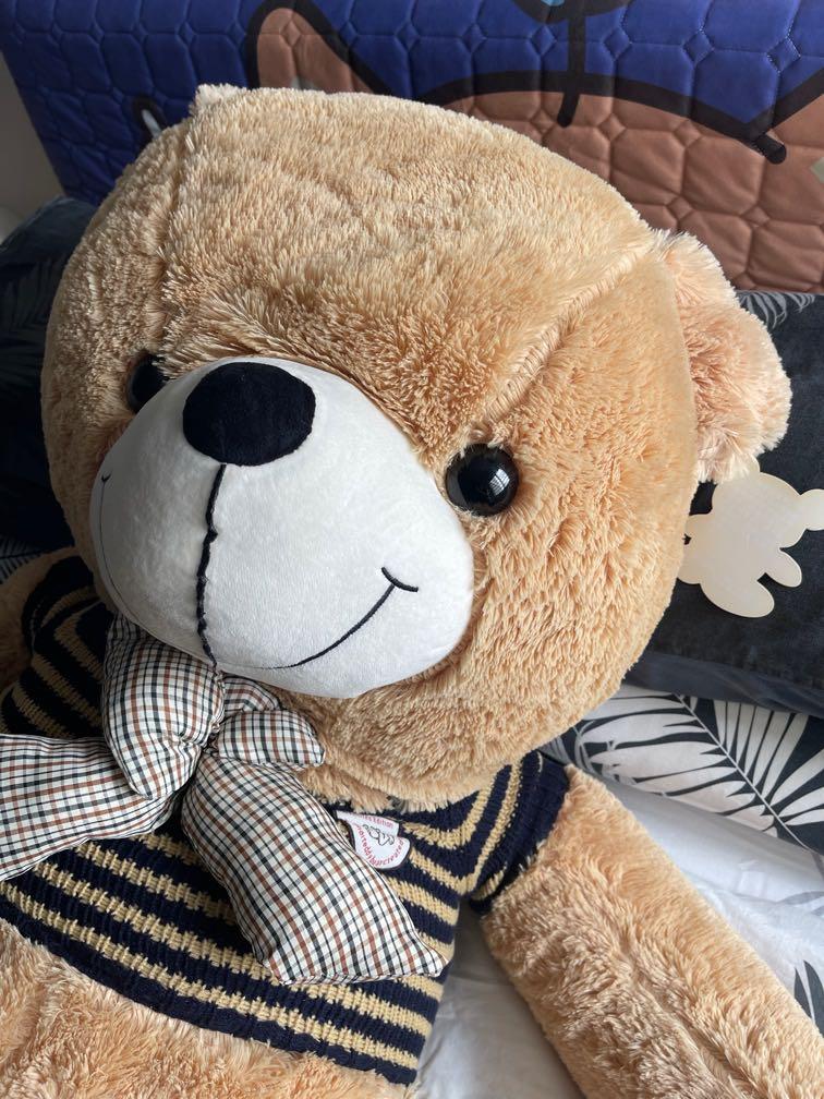 Almost 1.8m tall Teddy Bear, Hobbies & Toys, Toys & Games on Carousell