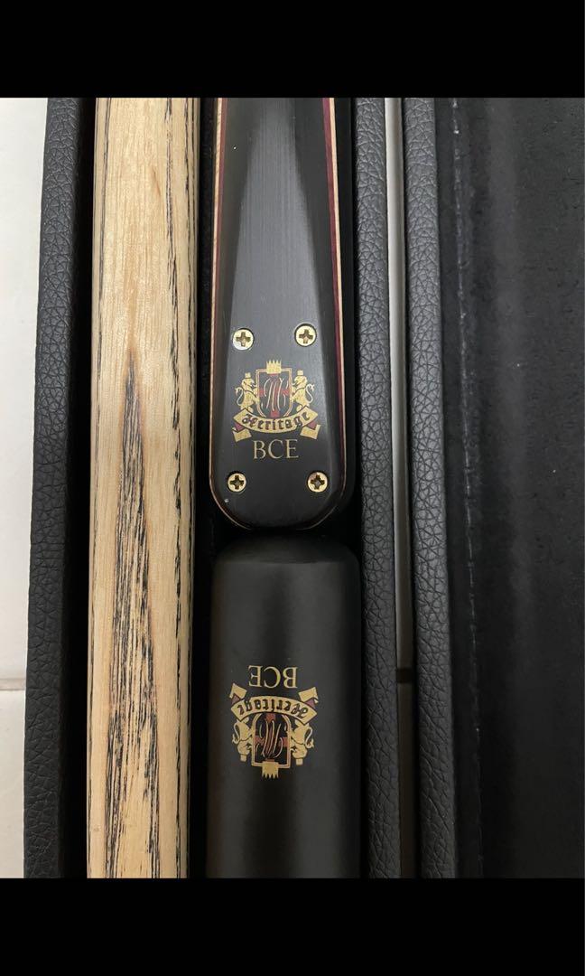 BCE Heritage 3/4 Snooker Cue with Riley Case, Sports Equipment, Sports ...