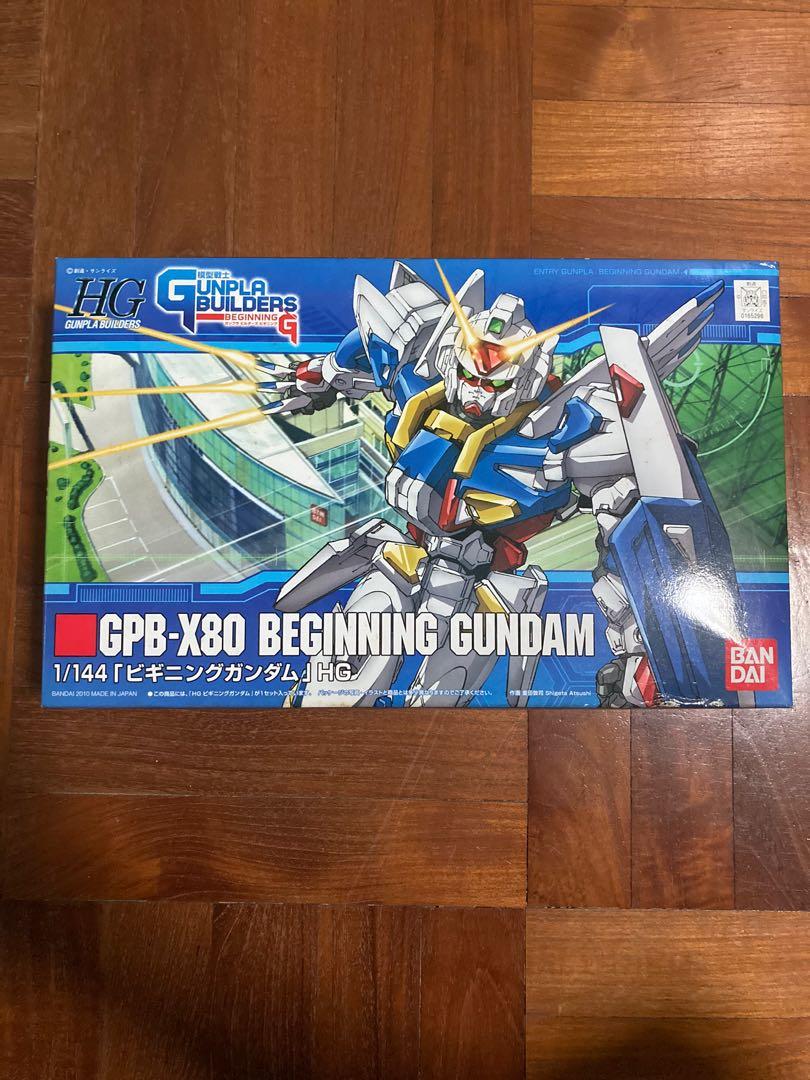 HG GPB X80 Beginning Gundam, Hobbies & Toys, Toys & Games on Carousell